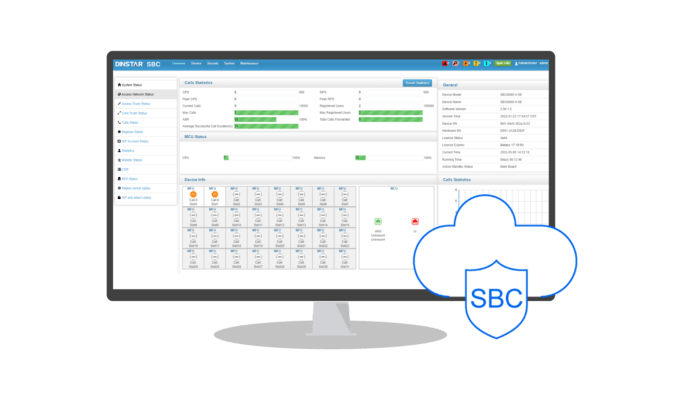 Dinstar 50 User Session Border Controller software - Goldtel Products